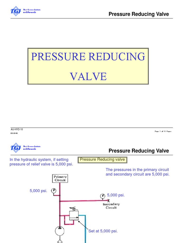 Hydraulic Pressure Valve Guide | PDF