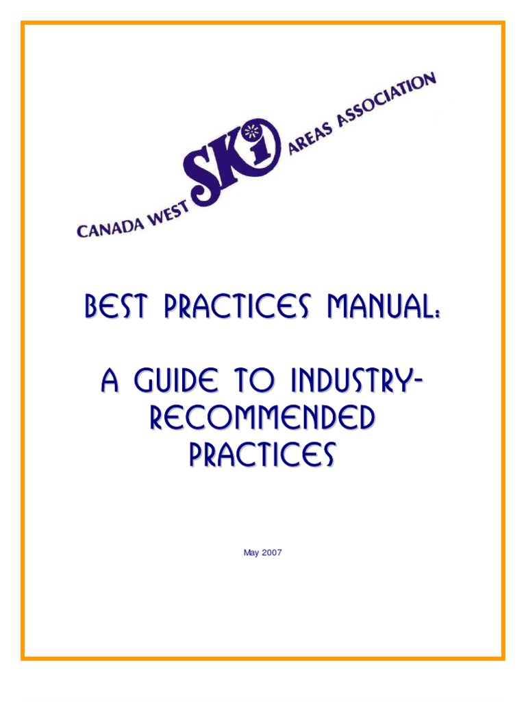 Industrial Best Practices Manual | PDF