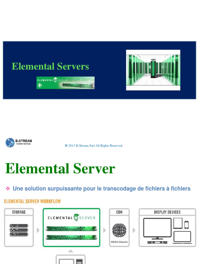 BS Elemental Servers | PDF | Compression de données | Données informatiques