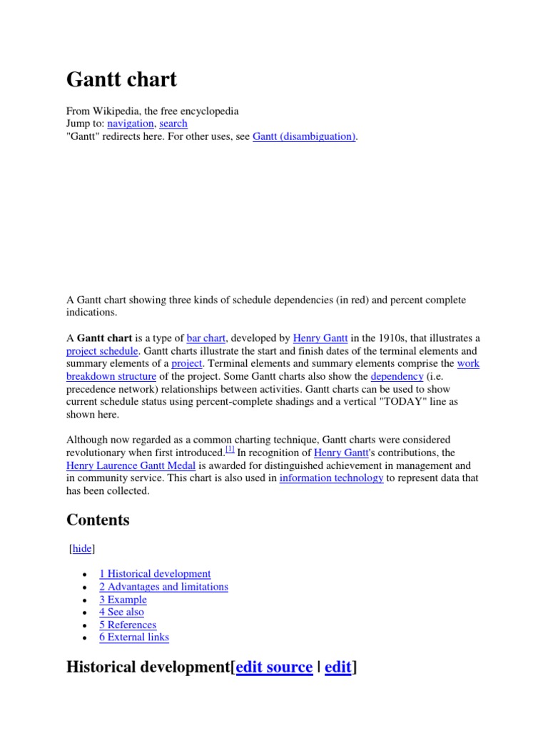 Gantt Chart | PDF | Project Management | Projects