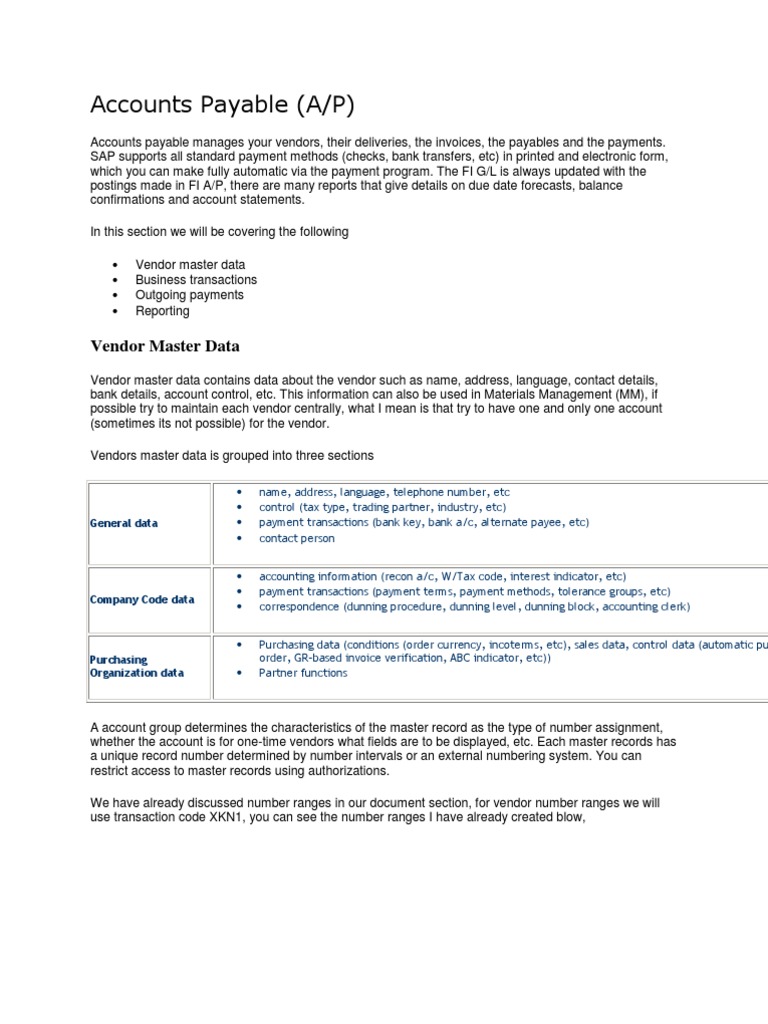 Accounts Payable | PDF | Payments | Accounts Payable