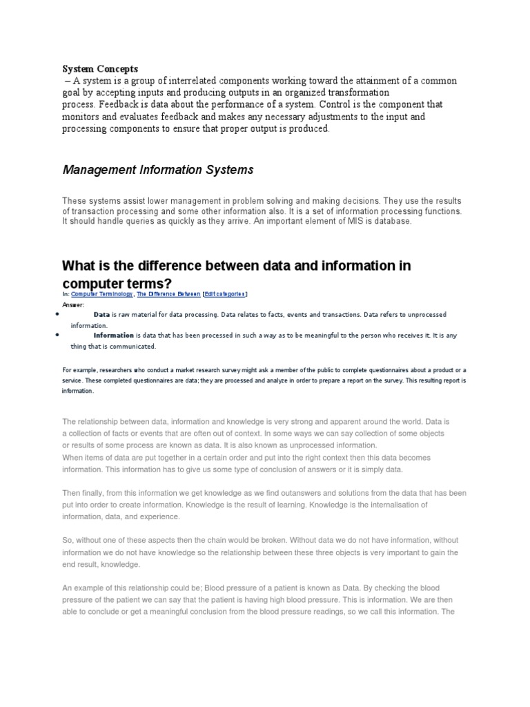 Understanding the Relationship Between Data, Information, and Knowledge ...
