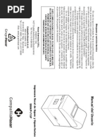Aclas Pp9-Plus Manual | PDF | Impresora (Computación) | USB