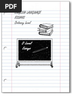 O-Level Formal Letter Writing Guide | PDF | Ellipsis | Linguistics
