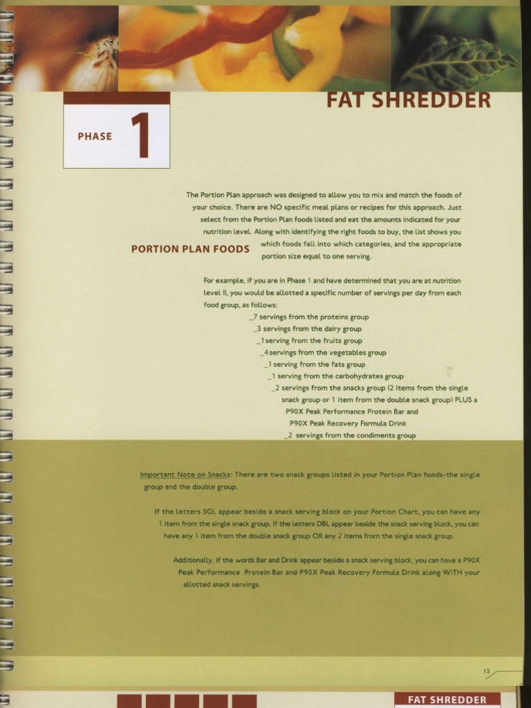 P90X Nutrition & Guide | PDF | Egg White | Salad