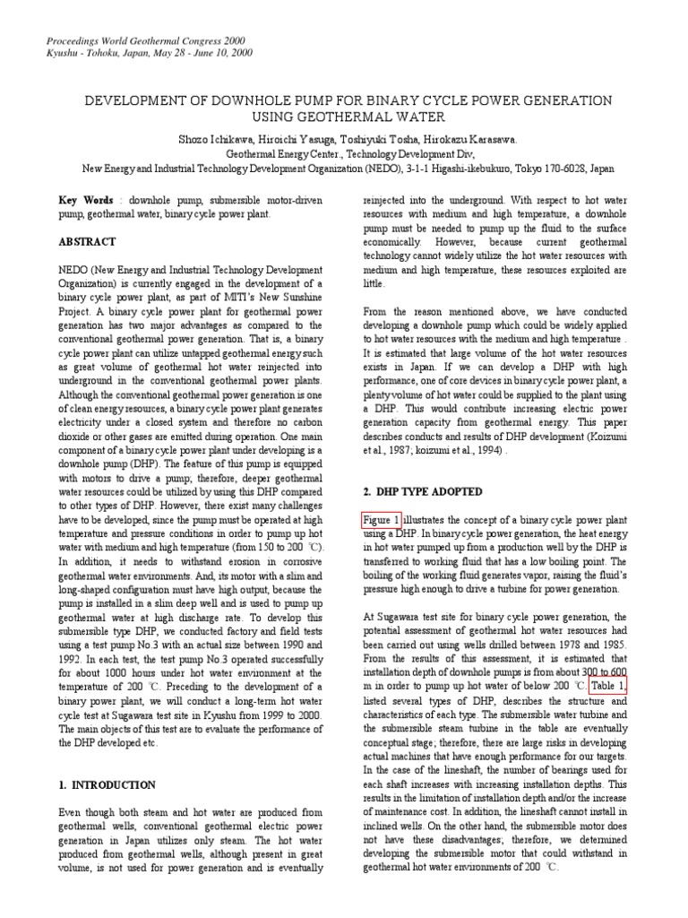 Binary Cycle | PDF
