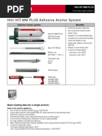 Hilti Anchor Rods and Threaded Rods Guide | PDF