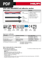 Hilti HIT-V and HAS Threaded Rod and Hilti HIT-Z Anchor Rod ...