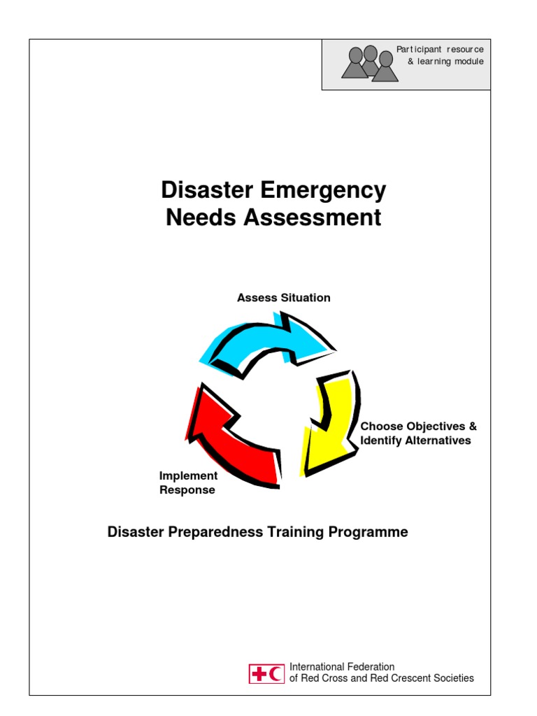2000 Disaster Emergency Needs Assessment Disaster Preparedness Training ...