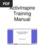 ActivInspire CheatSheet | PDF | Button (Computing) | Icon (Computing)