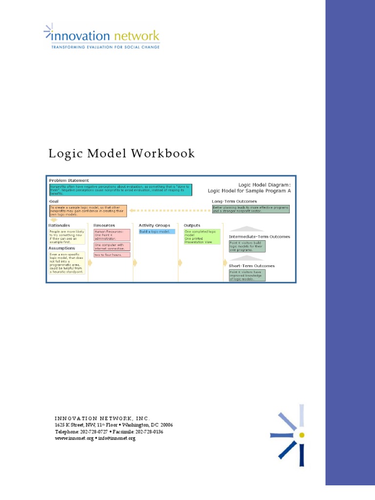 Logic Model Workbook | PDF