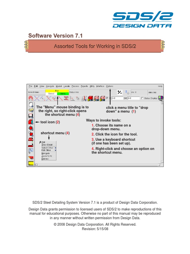 Sds2 7 1 Assorted Tools Pdf Pdf Shape Software