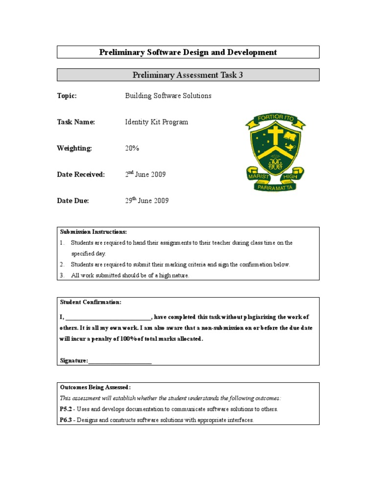 Preliminary Software Design And Development Pdf Graphical User Interfaces Computer Programming