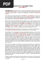 Copyright Notice | PDF | Security Interest | Property