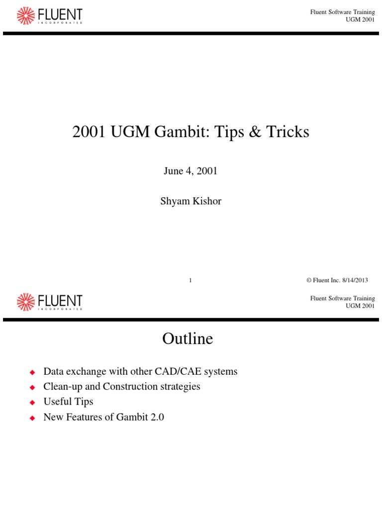Fluent Gambit - Tips and Tricks | PDF | Computer Aided Design | Subroutine