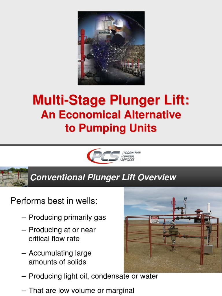 PCS Multi-Stage Plunger Lift | Pump | Elevator