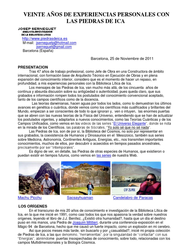 Experiencias Personales | PDF