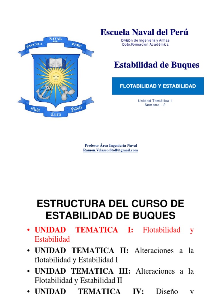 Clase Nro 2 Flotabilidad y Estabilidad | PDF | Buques | Envío