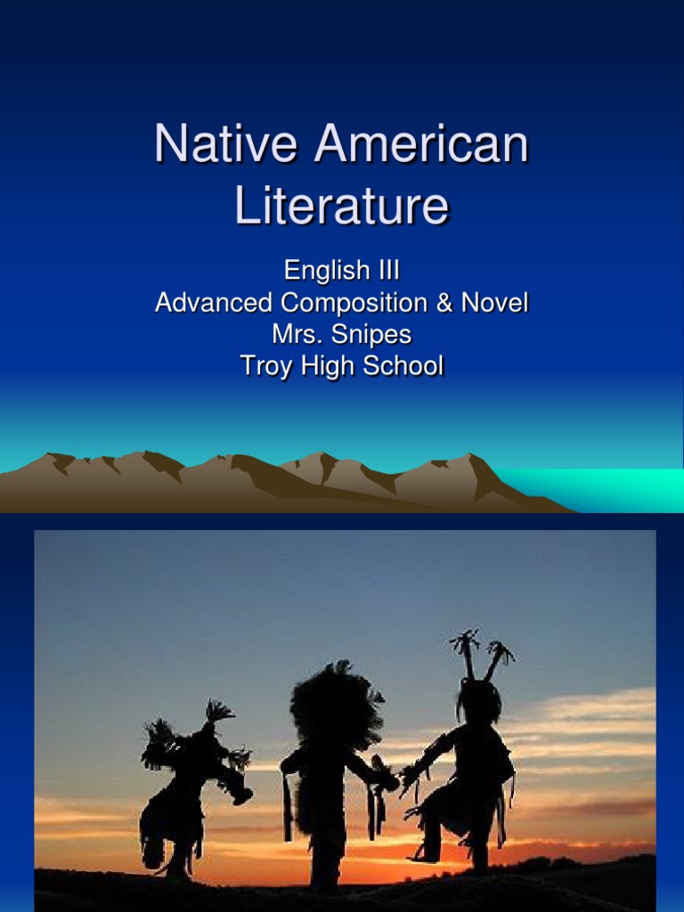 Native American Literature | PDF | Native Americans In The United ...