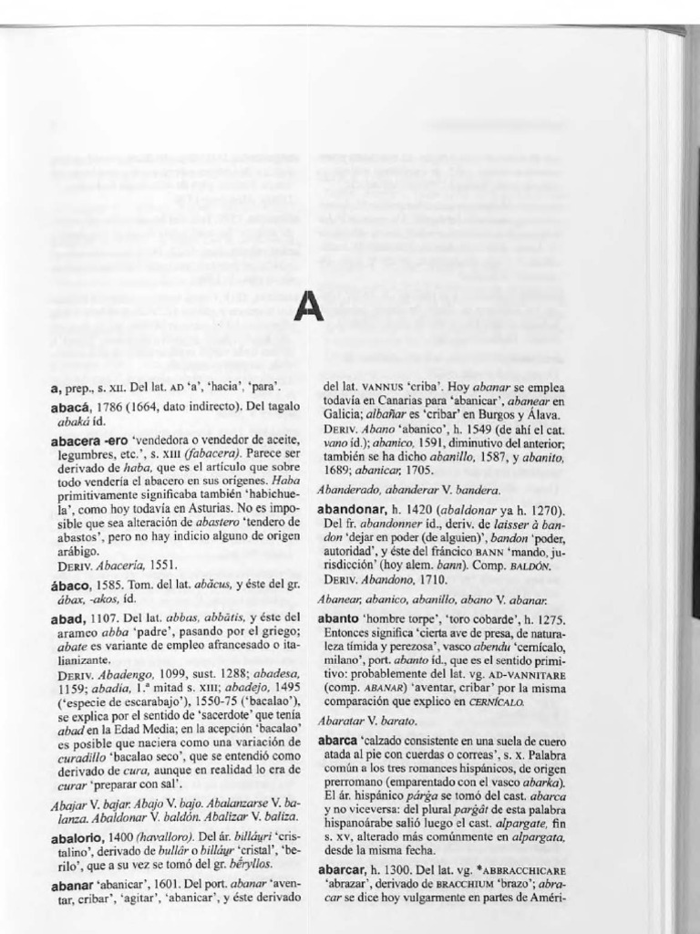Corominas - Breve Diccionario Etimológico | PDF | latín | Idiomas