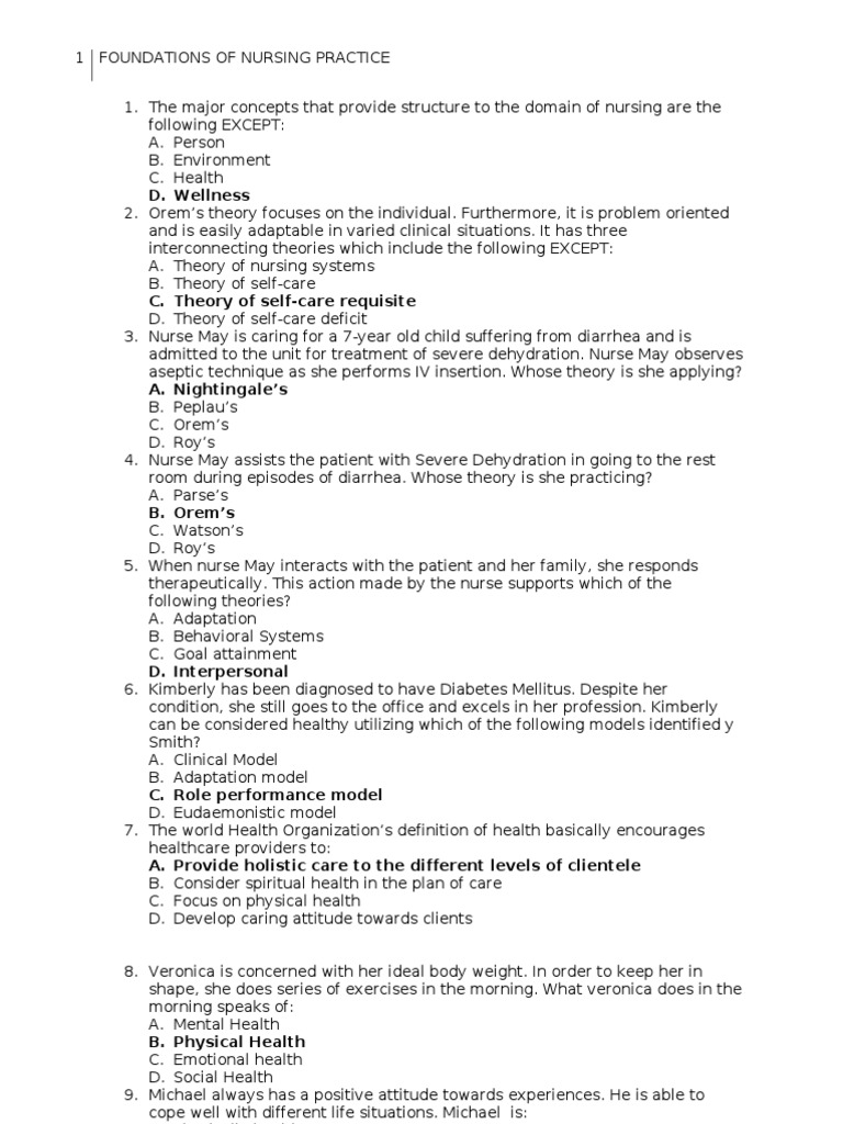 Funda Exam | PDF | Preventive Healthcare | Nursing