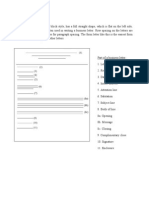Modified Block Format Letter Guide | PDF
