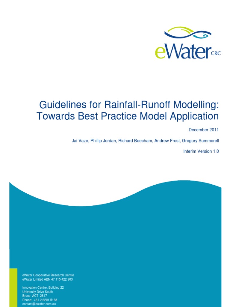 Ewater Guidelines RRM (v1 0 Interim Dec 2011) | PDF | Conceptual Model ...