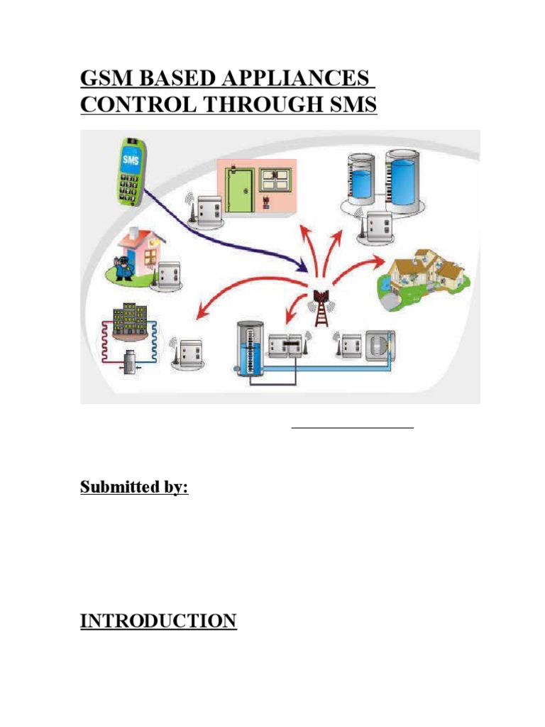 Gsm Based Appliances Control Through Sms Submitted By Pdf