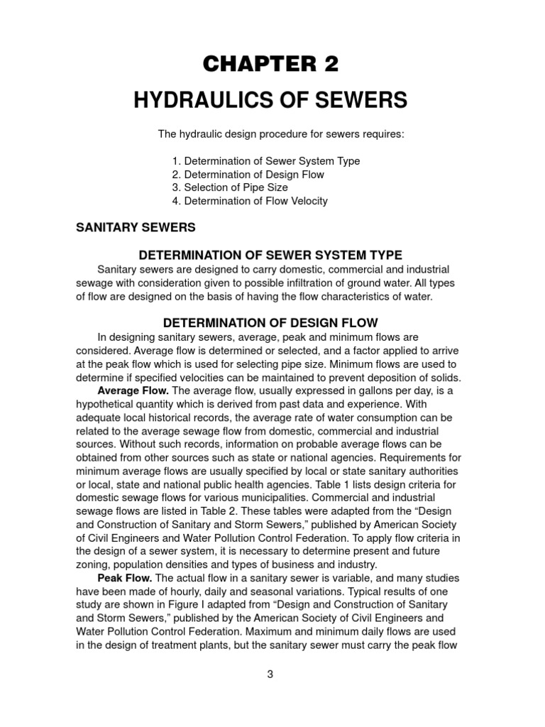 Sewers | PDF | Sanitary Sewer | Storm Drain