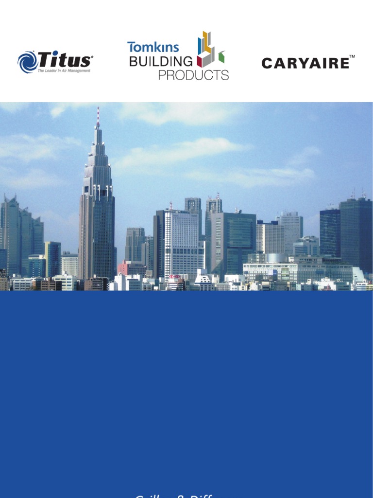 Caryaire Grill Brochure | PDF | Extrusion | Duct (Flow)