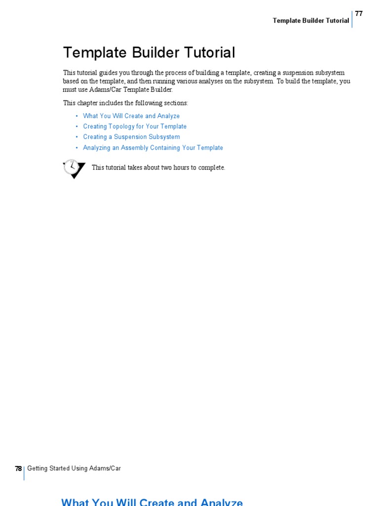 6 Template Builder Tutorial | PDF