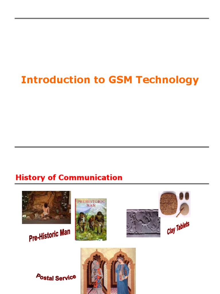 Introduction To GSM Technology: Course Name - Module Name - Version1.0 ...