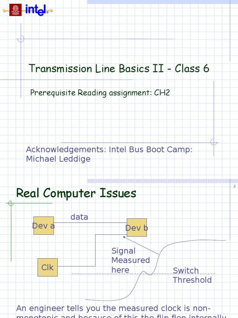 Class06 Transmission Line Basics | PDF | Transmission Line | Electric ...