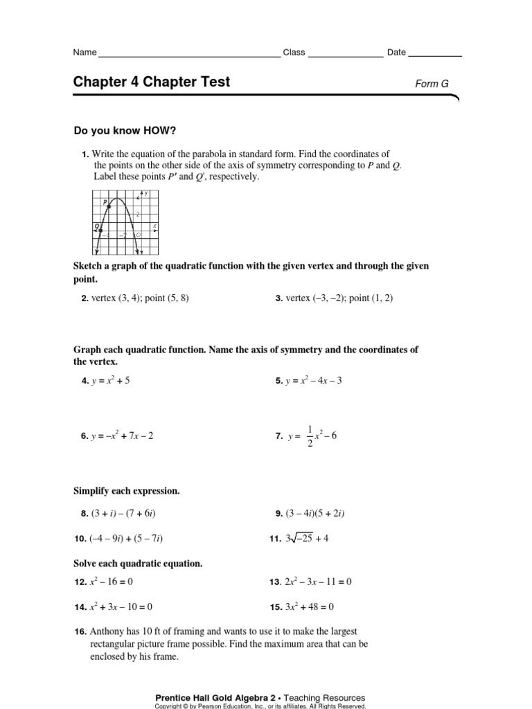 Chapter 4 Chapter Test: Do You Know HOW? | PDF | Teaching Methods ...