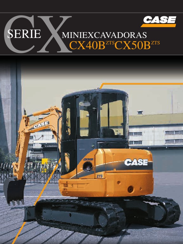 Case Cx50b Zts | PDF | Bomba | Máquinas