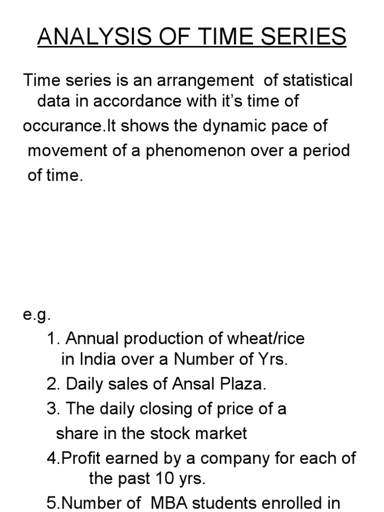 Time Series. | PDF | Seasonality | Time Series