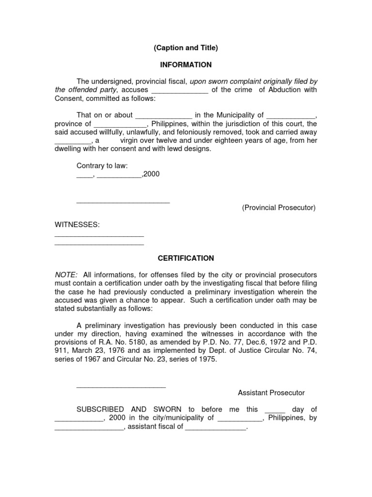 Sample Information Philippines | PDF