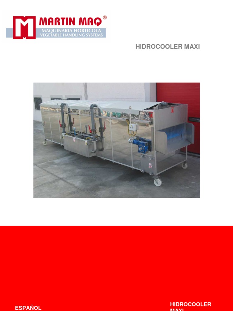 H Oja Técnica HIDROCOOLER MAXI.2011 | PDF | Agua | Calidad (comercial)