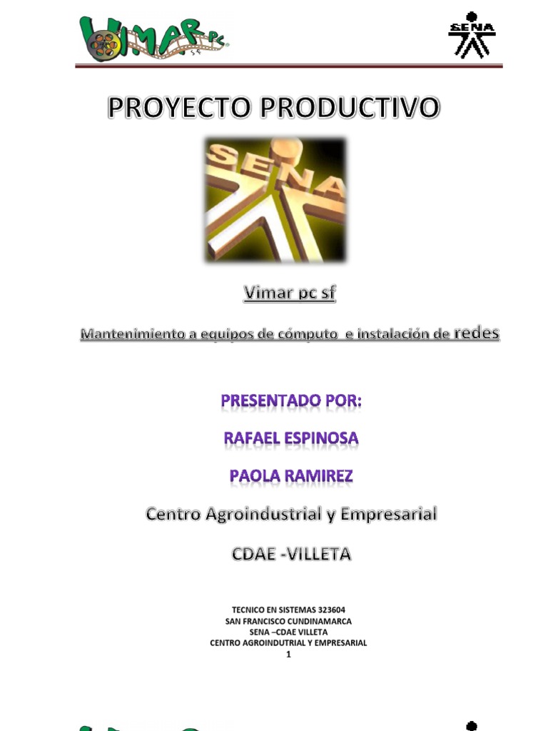 Proyecto Productivo Sena | PDF | Calidad (comercial) | Análisis FODA