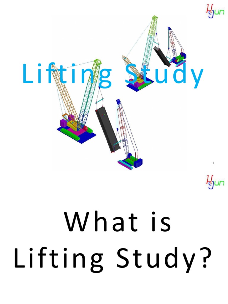 HaGun Rigging Study and Lifting Study | PDF | Crane (Machine) | Weight