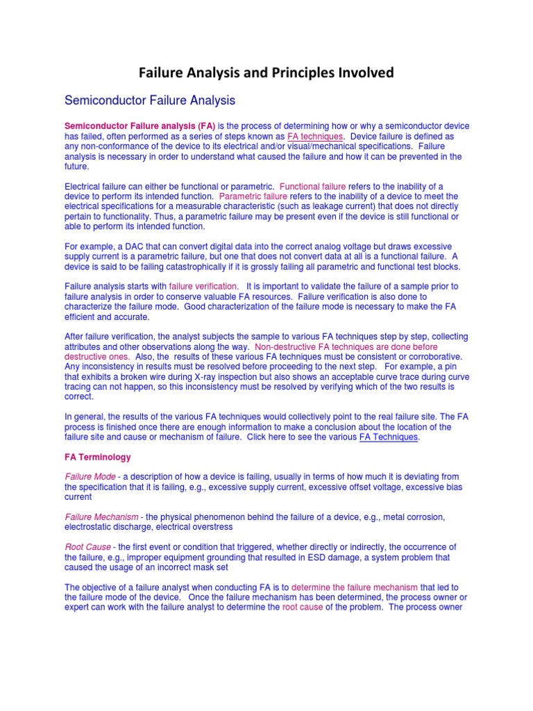 Failure Analysis and Principles Involved | PDF | Corrosion | Anode