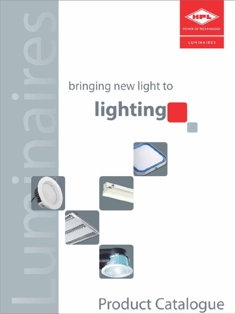 HPL Lighting Catalogue Overview | PDF | Light Emitting Diode | Lighting