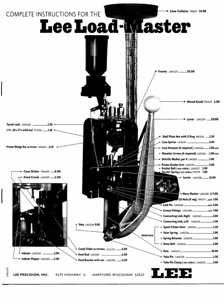 Lee Loadmaster Manual PDF | PDF