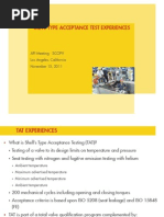 Valve Engineering - Shell TAT - TAMAP Discussion | PDF | Valve | Leak