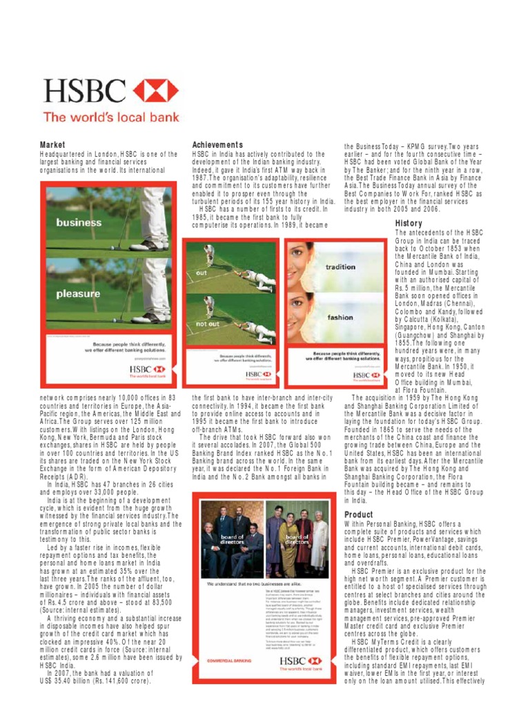 HSBC | PDF | Hsbc | Banks