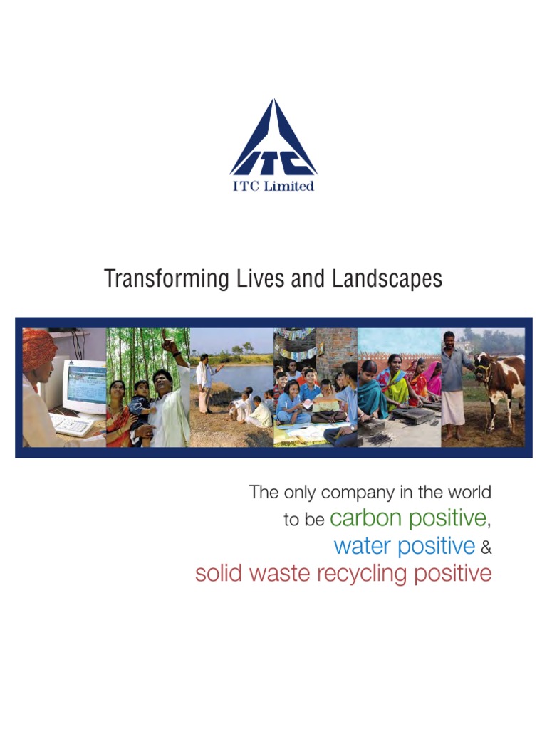 ITC's Sustainable Development Initiatives | PDF | Sustainability ...