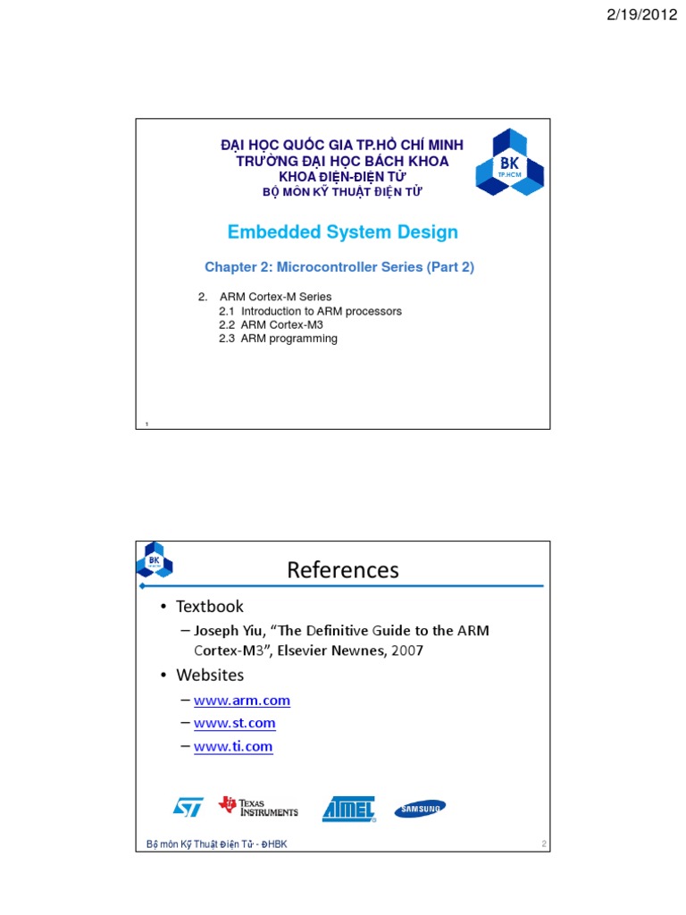 References: Embedded System Design | PDF | Arm Architecture ...
