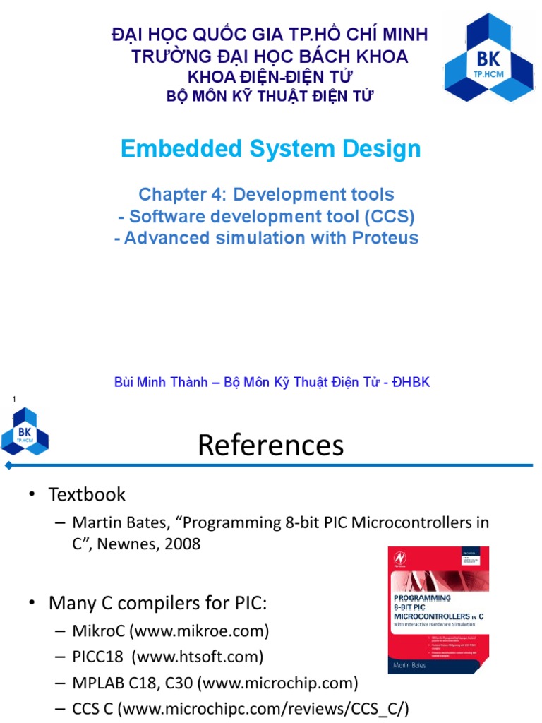 Embedded System Design: Đại Học Quốc Gia Tp.Hồ Chí Minh Trường Đại Học Bách Khoa | PDF | Pic ...
