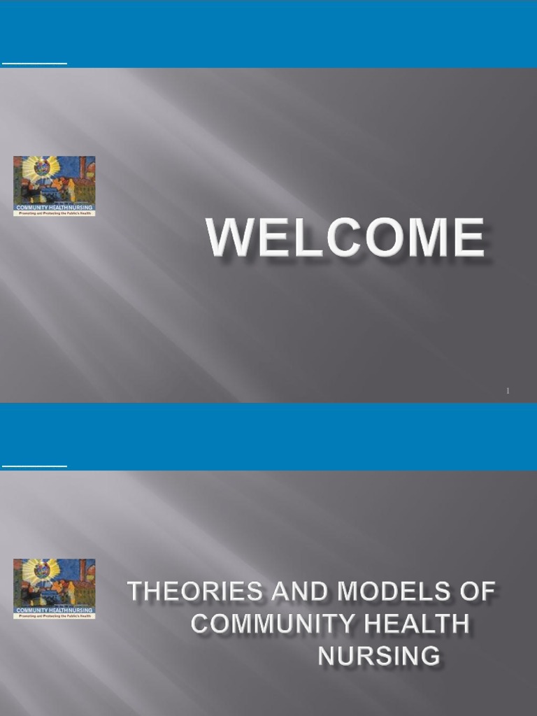 Theories and Models in Community Health Nursing | PDF | Conceptual ...