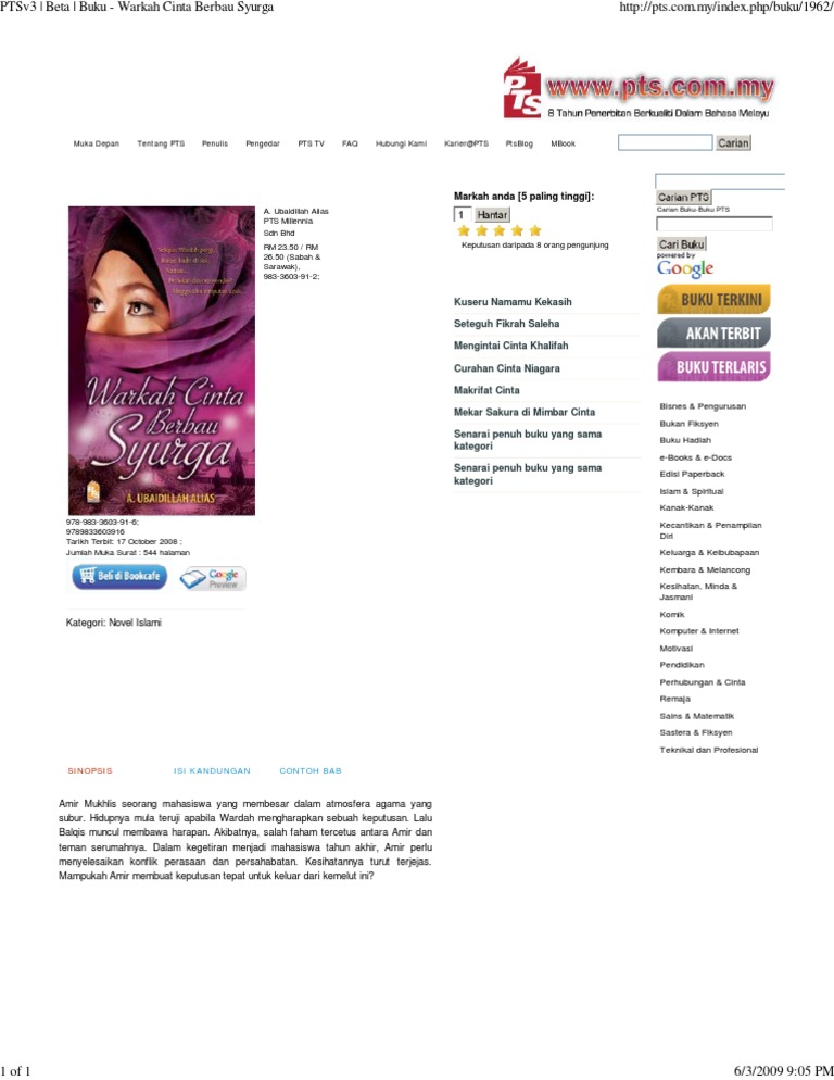 Warkah Cinta Berbau Syurga | PDF